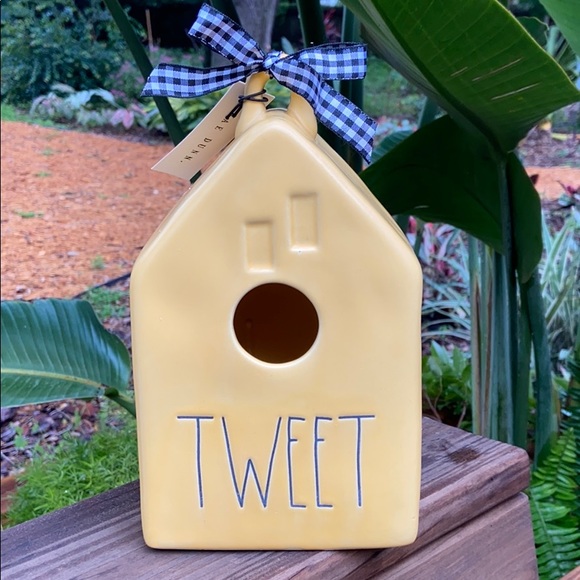 Rae Dunn | Other | New Rae Dunn Vhtf Yellow Tweet Birdhouse | Poshmark